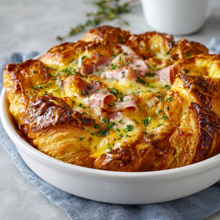 Croissant Bake (The Ultimate Savory Breakfast & Brunch Casserole ...